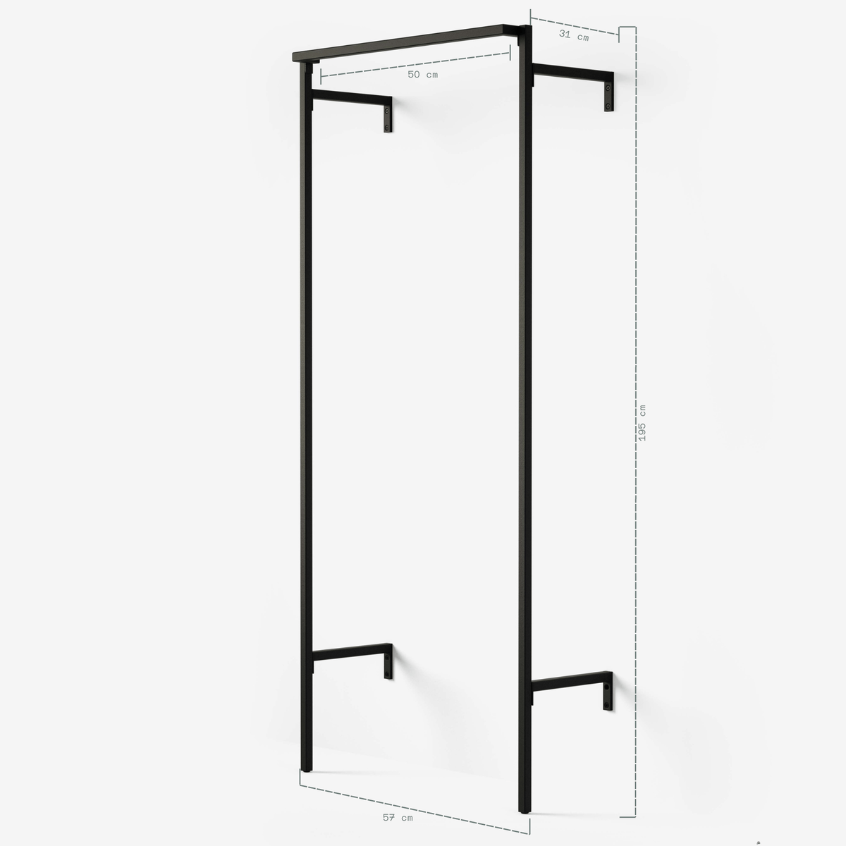 Frame Walk-In minimalistisch kledingrek | RackBuddy